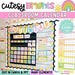 Pastel Classroom Calendar Set | Brights Decor (digital Download) - Etsy
