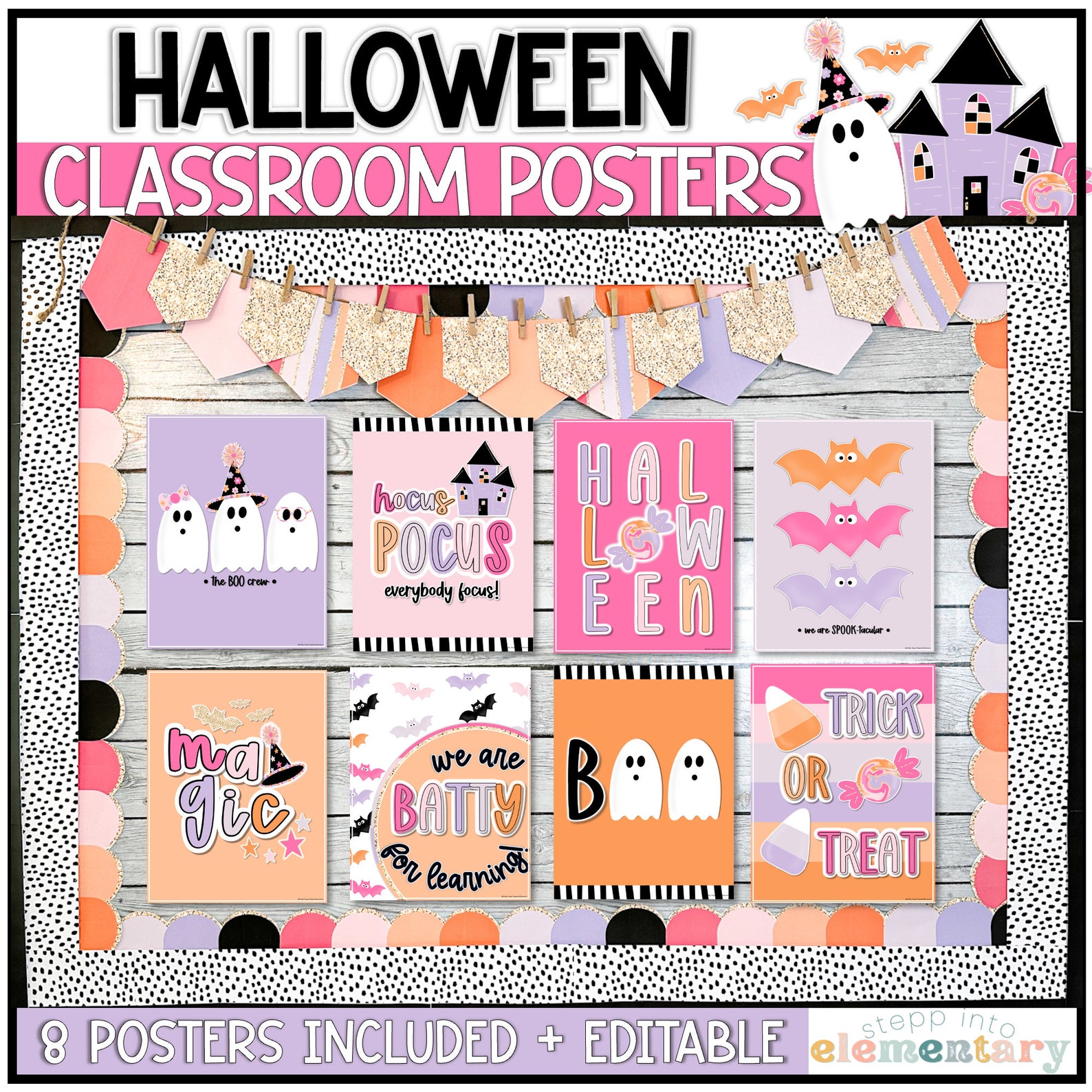 Trendy Halloween Classroom Posters | Spooky Decor (digital Download) - Etsy