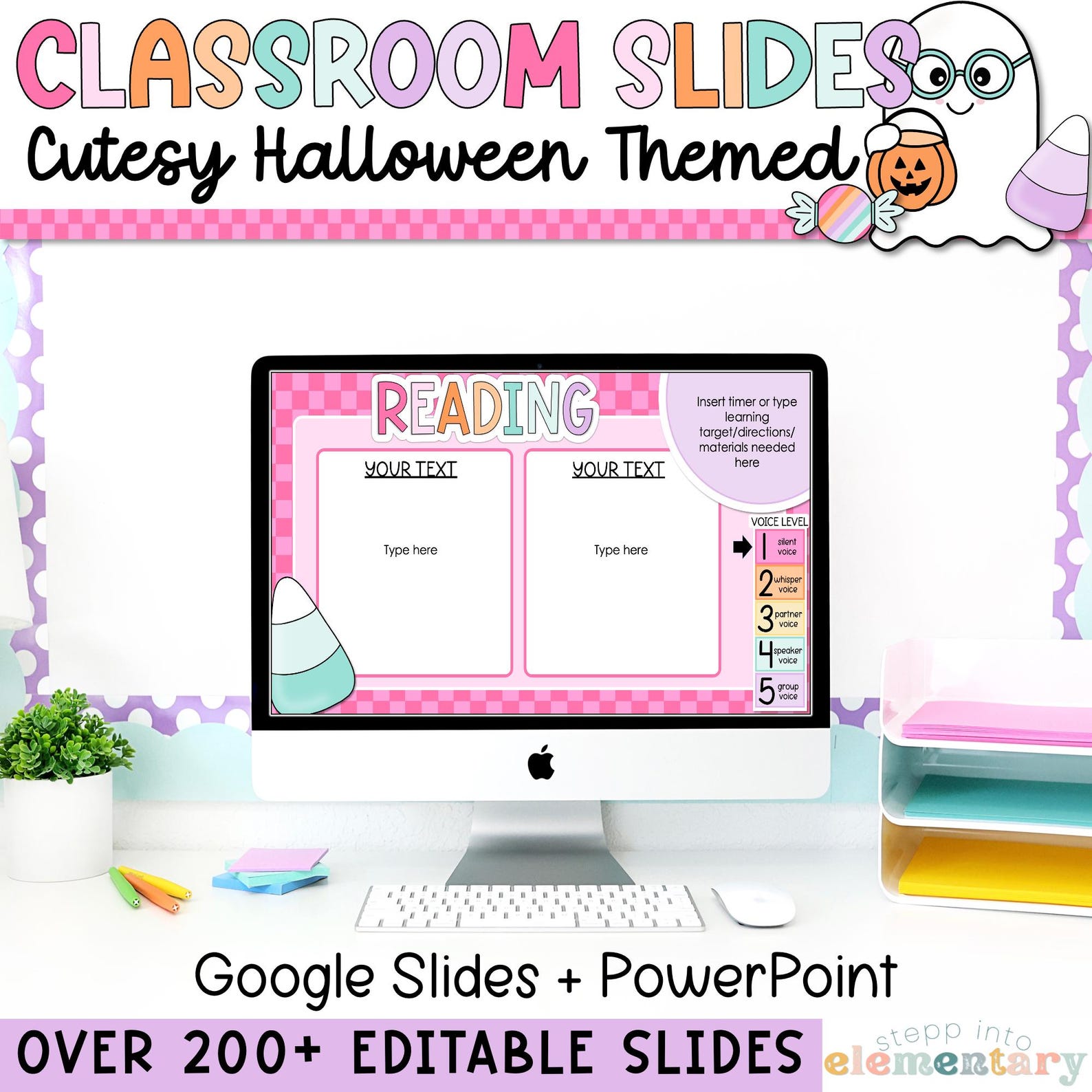 Cutesy Halloween Classroom Slides | 200+ Editable Templates (google ...