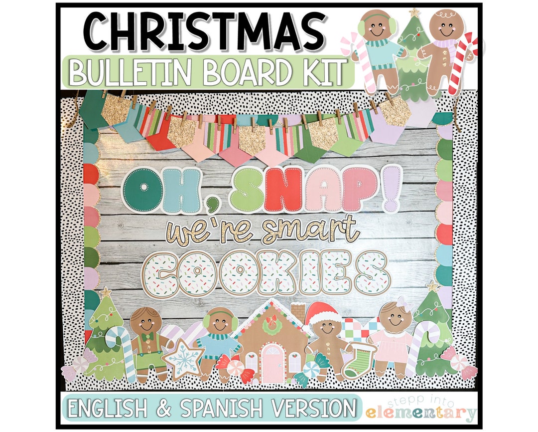 Christmas Bulletin Board Kit | Trendy Christmas Bulletin Board ...