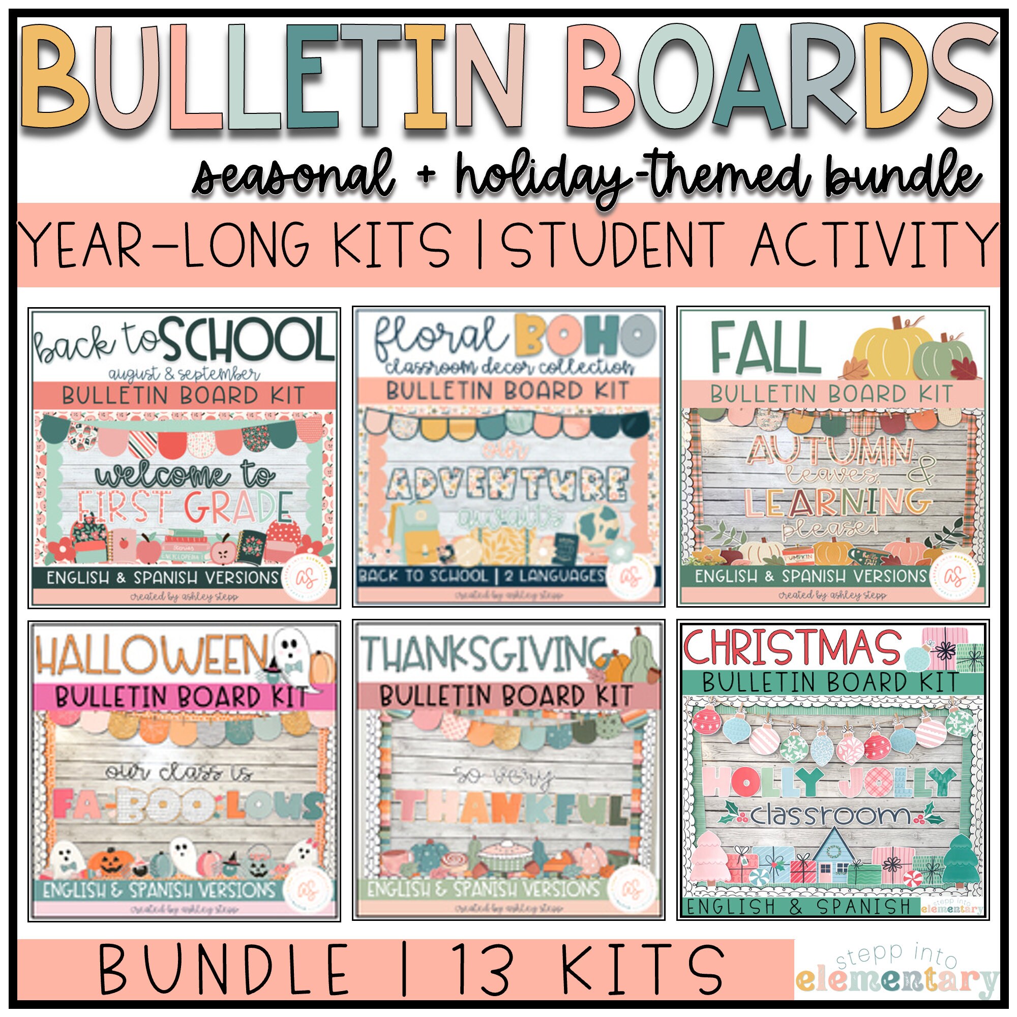 Classroom Bulletin Board Kits Holiday Bulletin Boards - Etsy