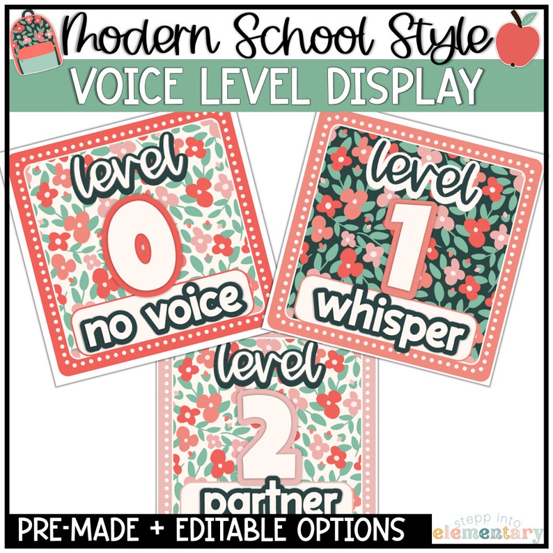 Modern School Voice Level Display | Classroom Management (digital ...