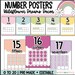 Wildflower Number Posters 0-20 | Math Classroom Decor (digital Download ...