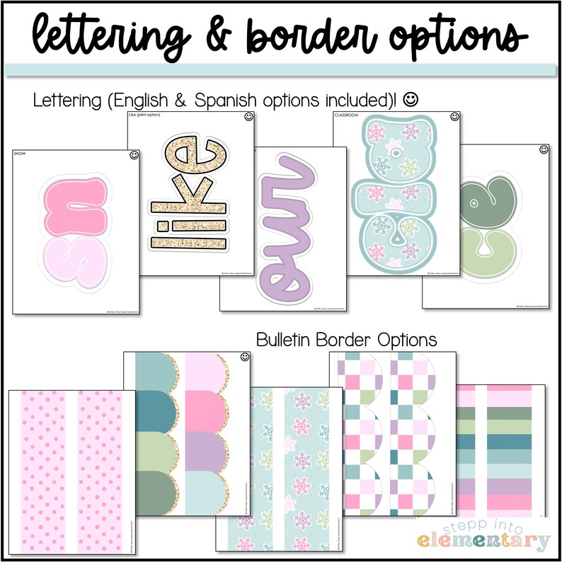Winter Bulletin Board Kit | Trendy Winter Bulletin Board | Winter ...