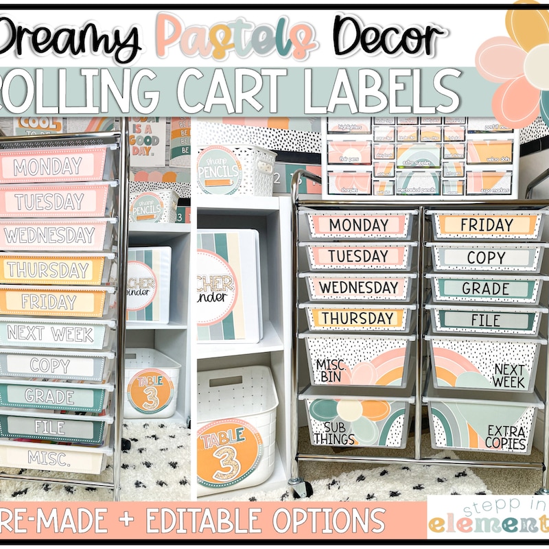 Rolling Cart - Etsy