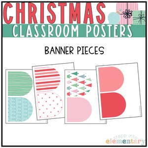 Christmas Classroom Decor Posters | Christmas Decor - Etsy