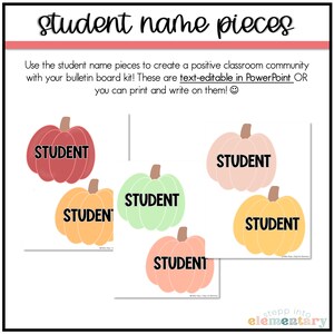 Fall Bulletin Board Kit | Autumn Bulletin Board | Modern Fall Themed ...