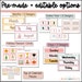 Pastel Doodles Classroom Calendar Set | Pocket Chart Decor (digital ...