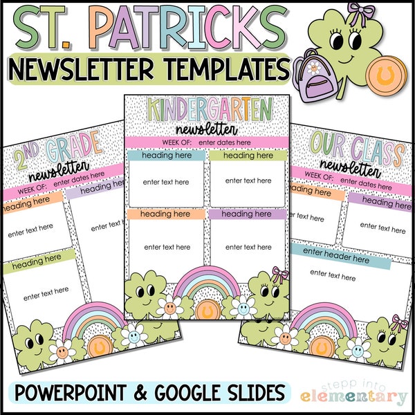 Newsletter Template Editable - Etsy