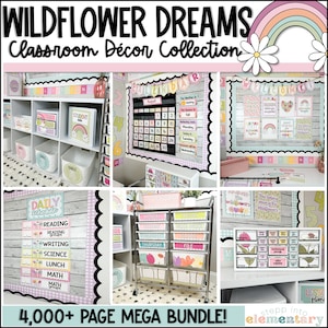 Wildflower Dreams Classroom Decor | Trendy + Modern Classroom Decor ...