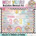 Floral Boho Bulletin Board Kit Back to School Bulletin Board Boho ...