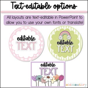 Wildflower Dreams Affirmation Station | Student Affirmations | Editable ...