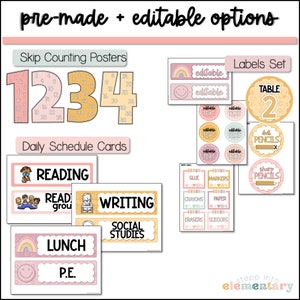 Pastel Doodles Classroom Decor | Trendy + Simple Classroom Decor 4,000 ...