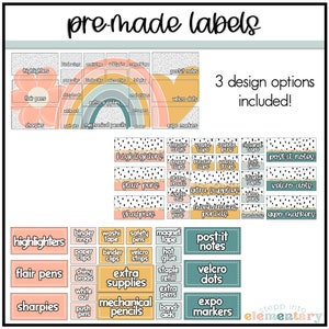 Dreamy Pastels Teacher Toolbox Labels | Classroom Organization ...