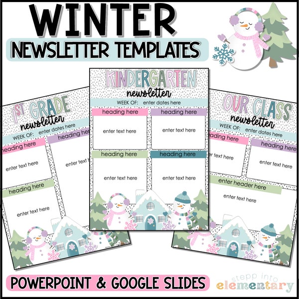 Winter Classroom - Etsy