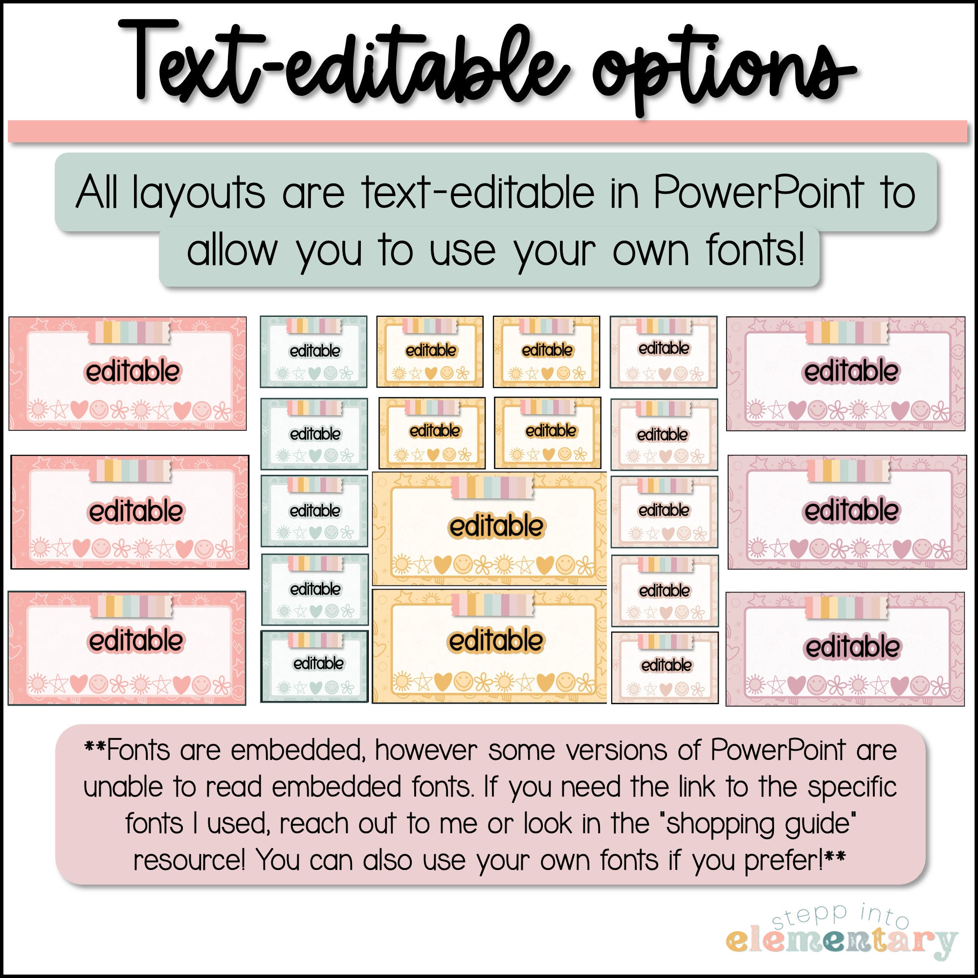 Pastel Doodles Teacher Toolbox Labels | Editable Classroom Organization ...