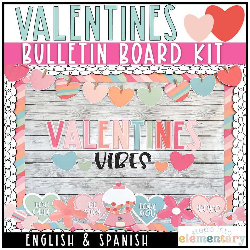 Valentines Bulletin Board Kit | Valentine's Day | Valentine's Classroom ...