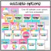 Dreamy Brights Binder Covers & Spines Editable Trendy Bright Classroom ...