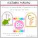 Dreamy Brights Alphabet Posters | Print + Cursive Alphabet | Editable ...