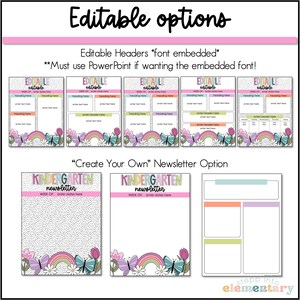 Spring Newsletter Templates | Classroom Calendar (powerpoint or Google ...