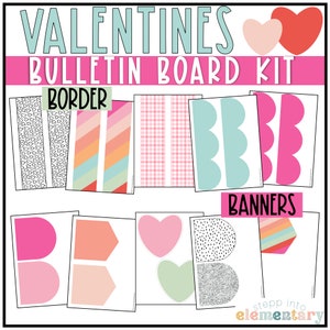 Valentines Bulletin Board Kit | Valentine's Day | Valentine's Classroom ...
