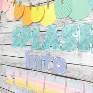 Summer Bulletin Board Kit Summer Decor May Edition - Etsy