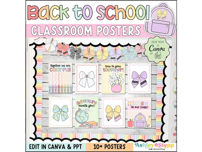 Composition Notebook Classroom Posters | Back to School Bulletin Board ...