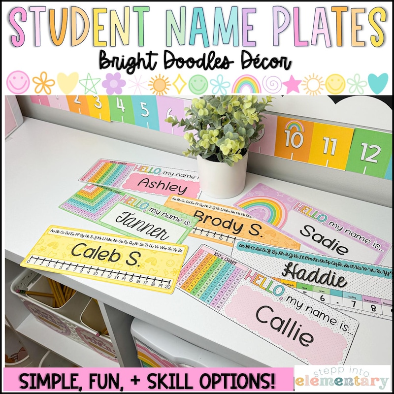 Student Name Plates - Etsy