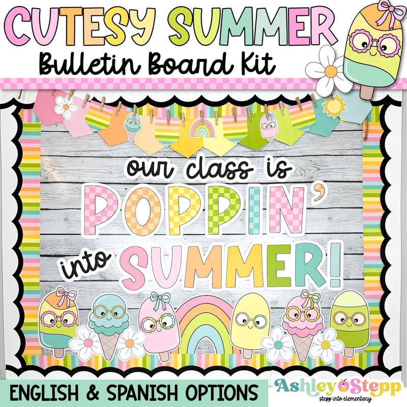 Ice Cream Bulletin Board - Etsy