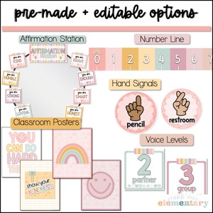 Pastel Doodles Classroom Decor | Trendy + Simple Classroom Decor 4,000 ...