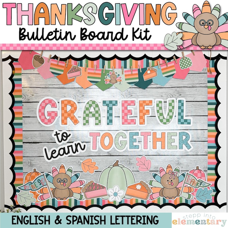 Turkey Bulletin Board - Etsy