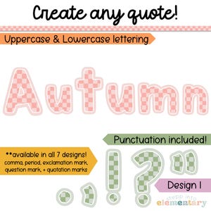 A-Z Bulletin Board Lettering | Fall Decor | Bulletin Board Decor ...
