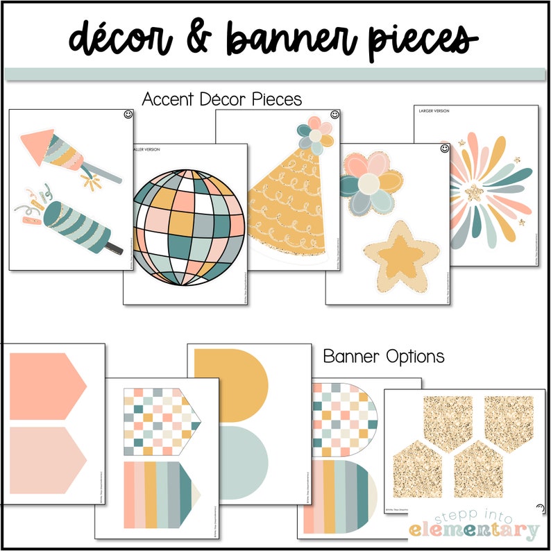Pastel New Years Bulletin Board Kit | 2024 Classroom Decor (digital ...