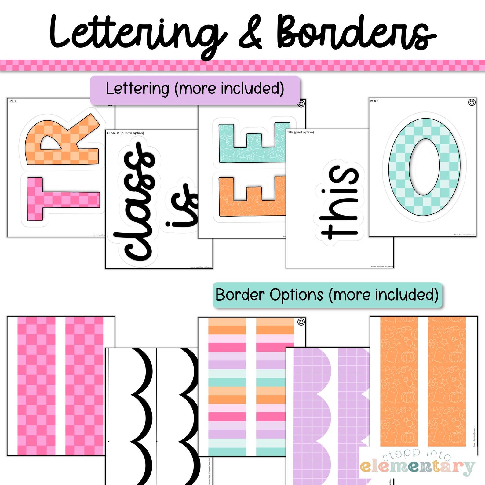 Halloween Bulletin Board Kit | Cutesy Halloween Decor | Bulletin Board ...