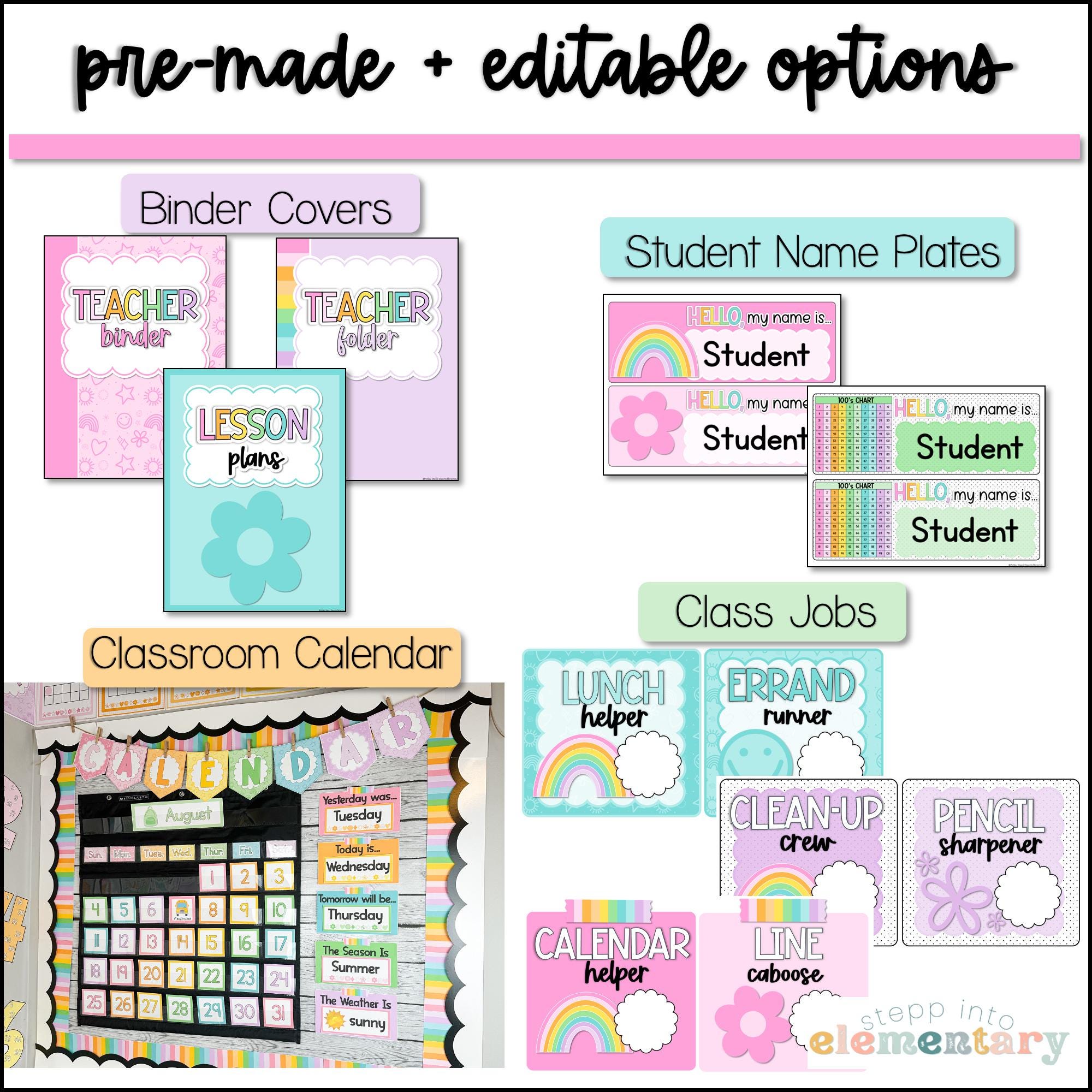 Bright Doodles Classroom Decor | Trendy + Simple Classroom Decor 4,000 ...