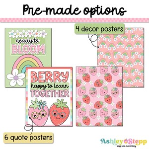 Spring Classroom Posters Set | Cutesy Spring Inspirational Posters ...