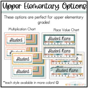 Dreamy Pastels Student Name Plates | Desk Plate Tags | Editable ...