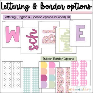 Back to School Bulletin Board Kit | Wildflower Dreams Decor | Bulletin ...
