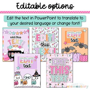 Halloween Classroom Posters Set | Cutesy Halloween Inspirational ...