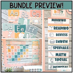 Floral Boho Classroom Decor | Boho-themed Classroom Decor 2,500+ Page ...