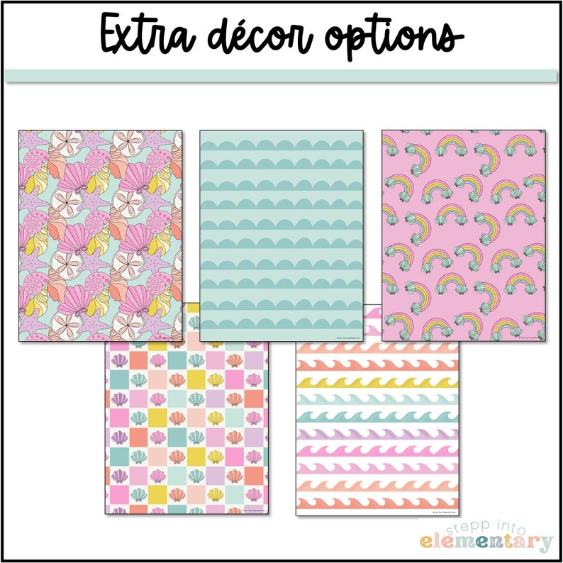 Summer Classroom Posters Set | Summer Inspirational Posters | Ocean ...