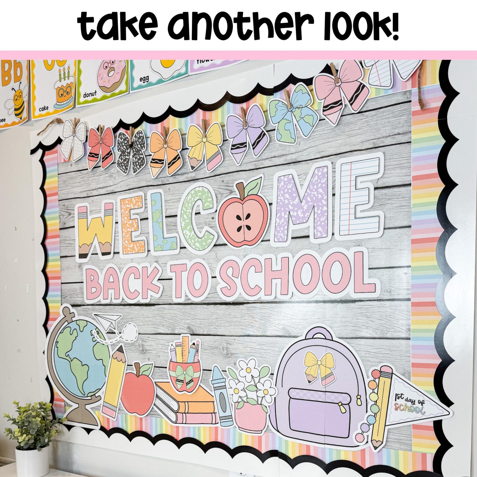 Back to School Bulletin Board Kit | Pastel Composition Notebook Decor ...