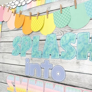 Summer Bulletin Board Kit | Summer Decor | May Edition | Summer ...