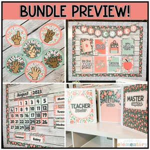 Modern School Style Classroom Decor | Trendy School-themed Classroom ...