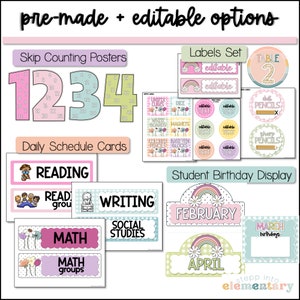 Wildflower Dreams Classroom Decor | Trendy + Modern Classroom Decor ...