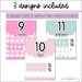 Wildflower Number Posters 0-20 | Math Classroom Decor (digital Download ...