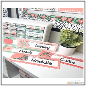 Modern Student Name Plates | Editable Desk Decor (digital Download) - Etsy
