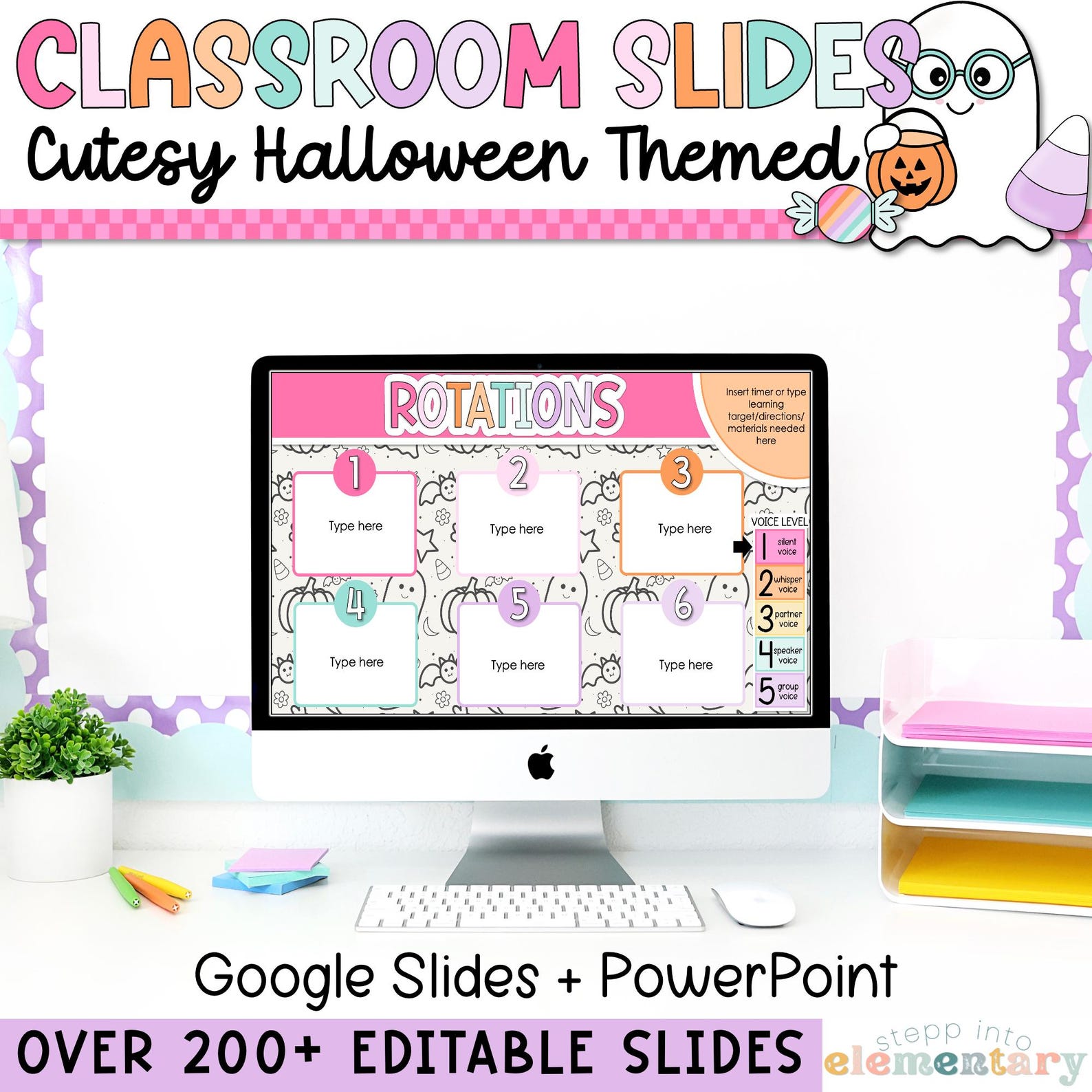 Cutesy Halloween Classroom Slides | 200+ Editable Templates (google ...