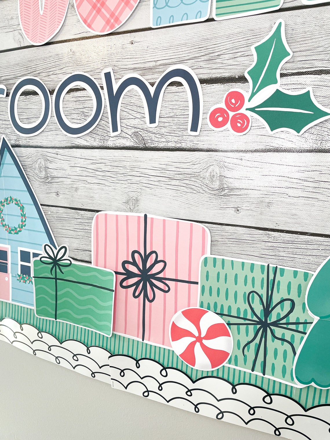 Christmas Bulletin Board Kit December Bulletin Board - Etsy