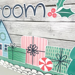 Christmas Bulletin Board Kit December Bulletin Board Christmas/holiday ...